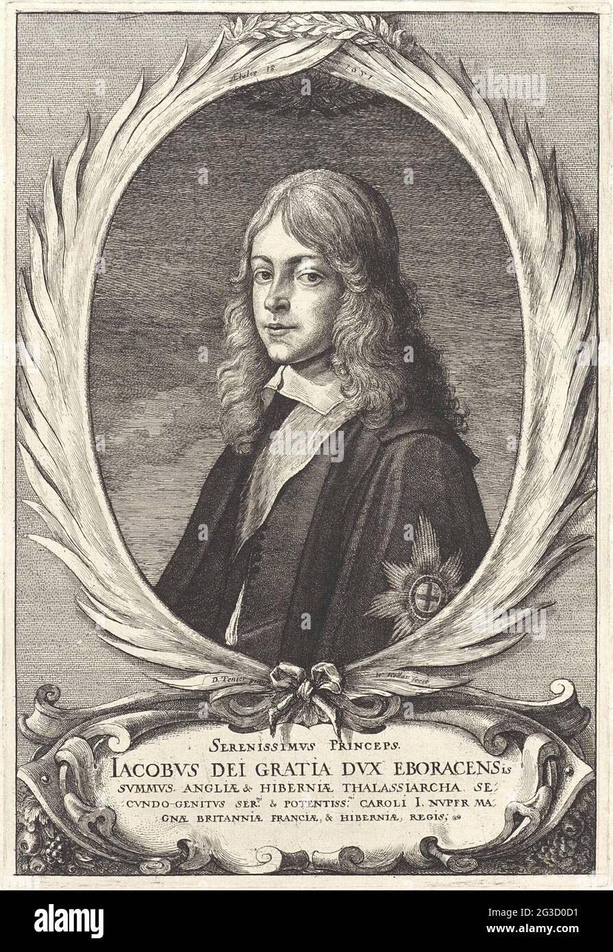 Portrait of James Stuart, Duke of York Stock Photo - Alamy