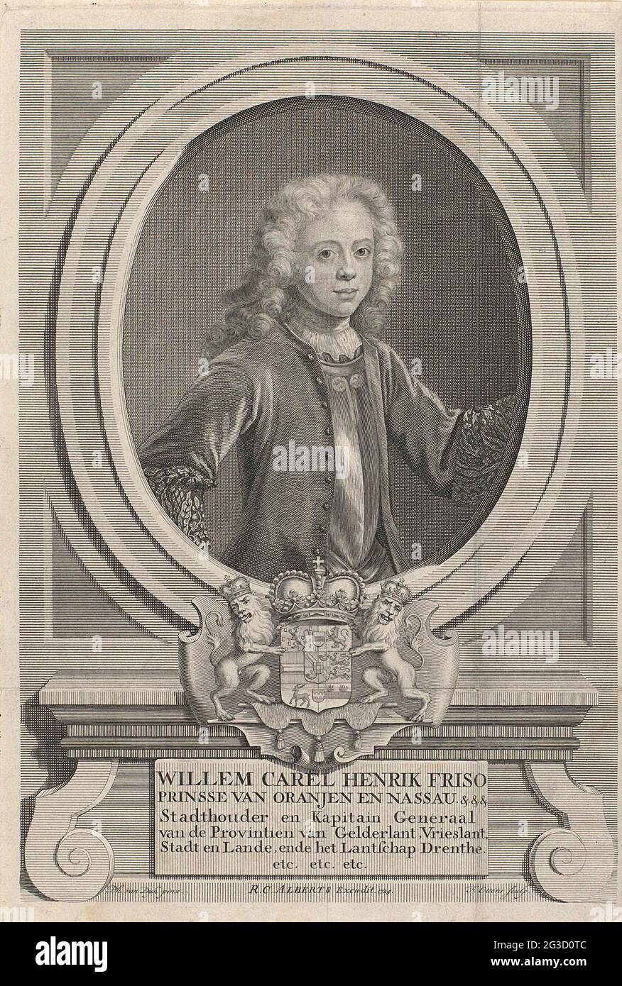 Portrait of Willem IV, Prince of Orange-Nassau. Portrait of Willem IV ...