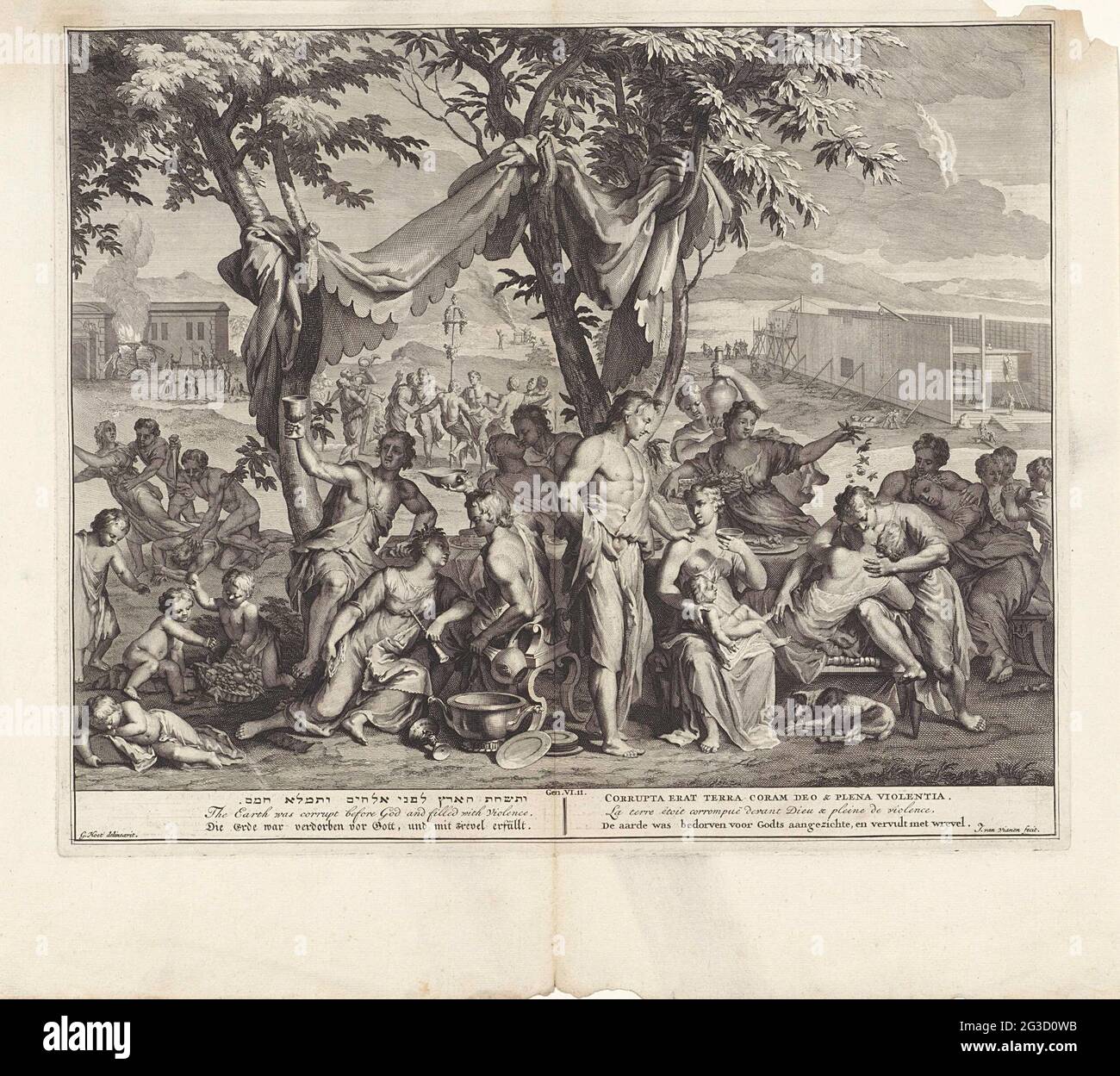 Earth in God's eyes corrupted and full injustice. The earth in Noah's ...