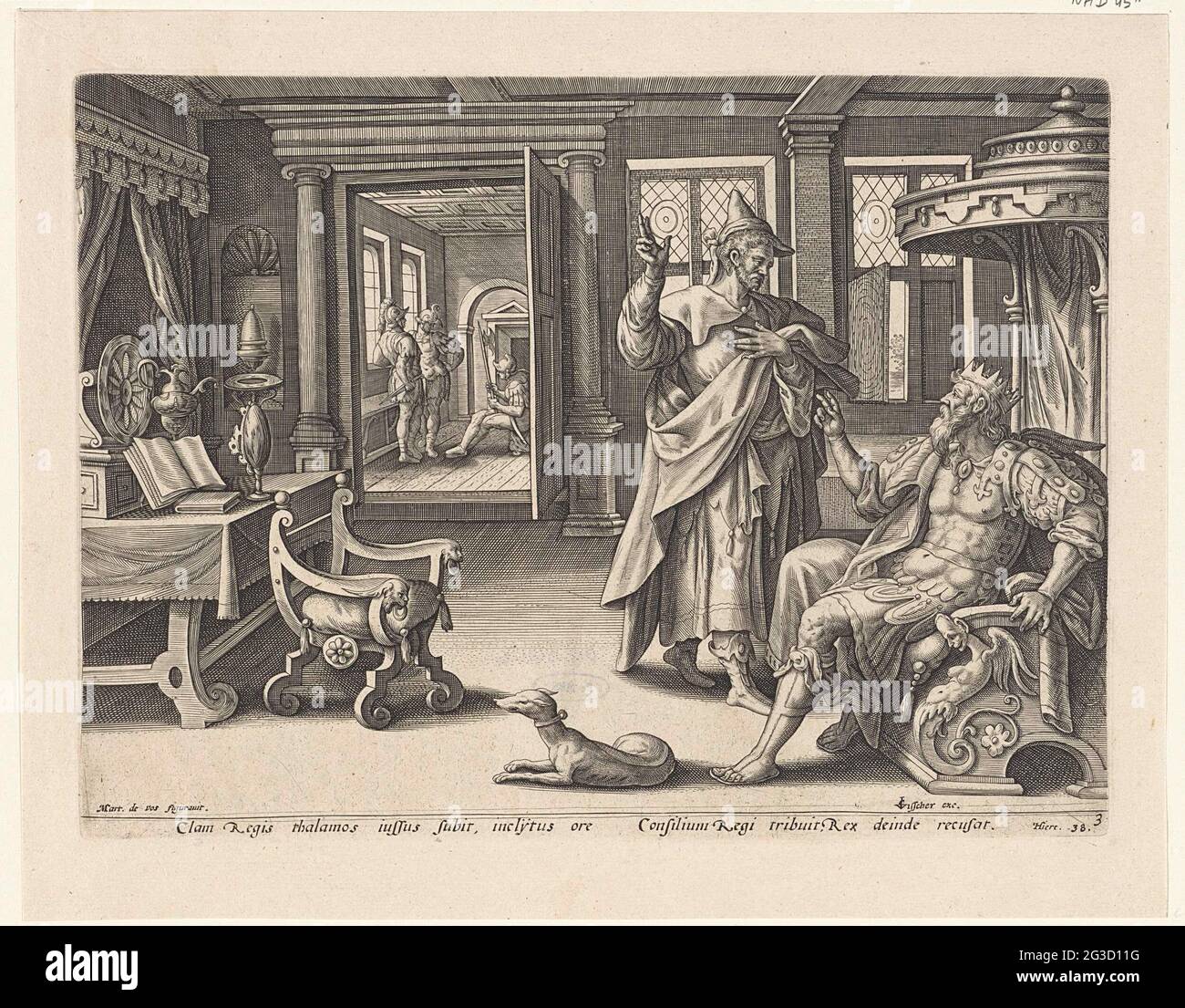 Jeremiah at King Sedekia; History of Jeremiah; Theatrum Biblicum ...