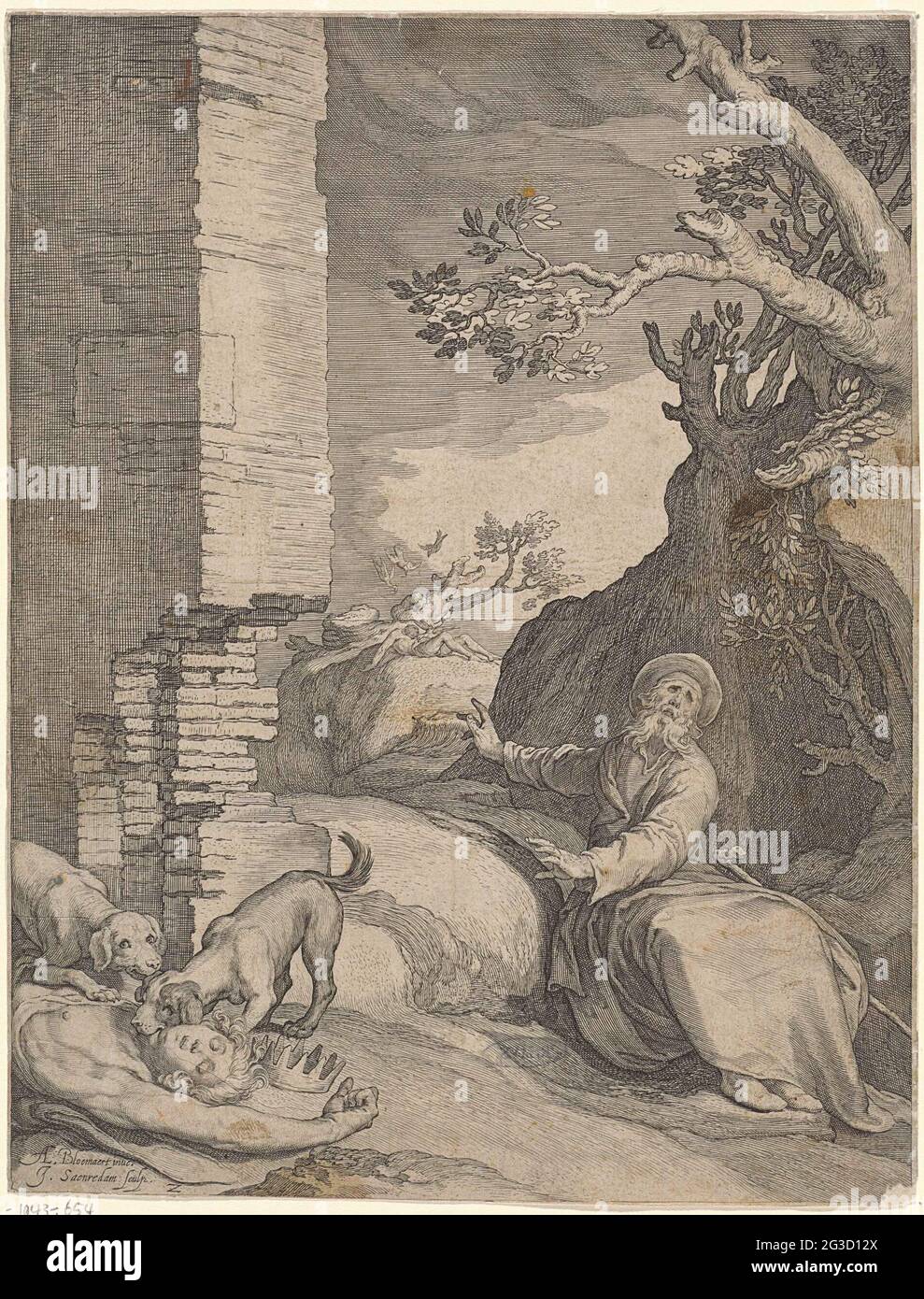 Prediction of Achia; Four scenes from the life of the prophets Achia ...