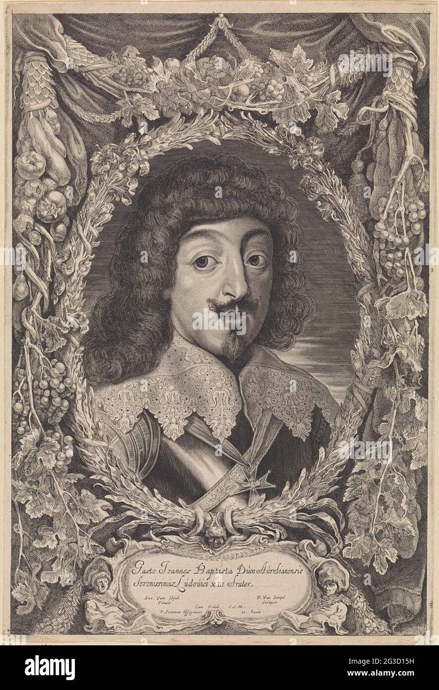 Portrait of Gaston Jean-Baptiste, Duke of Orléans; Ferdinandus II [US ...