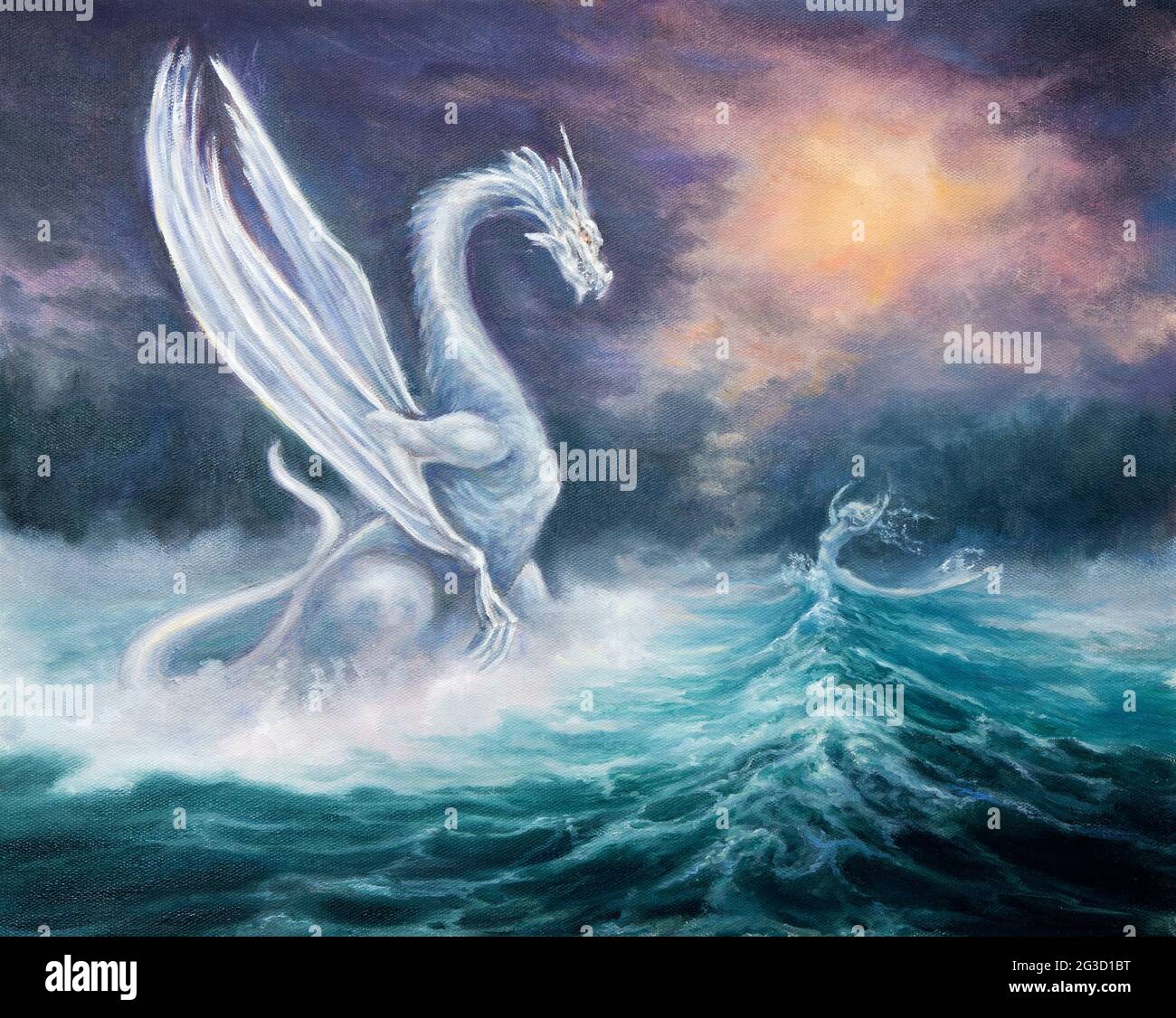 Mermaid Oil Painting Mermaids Fantasy Painting For Sale