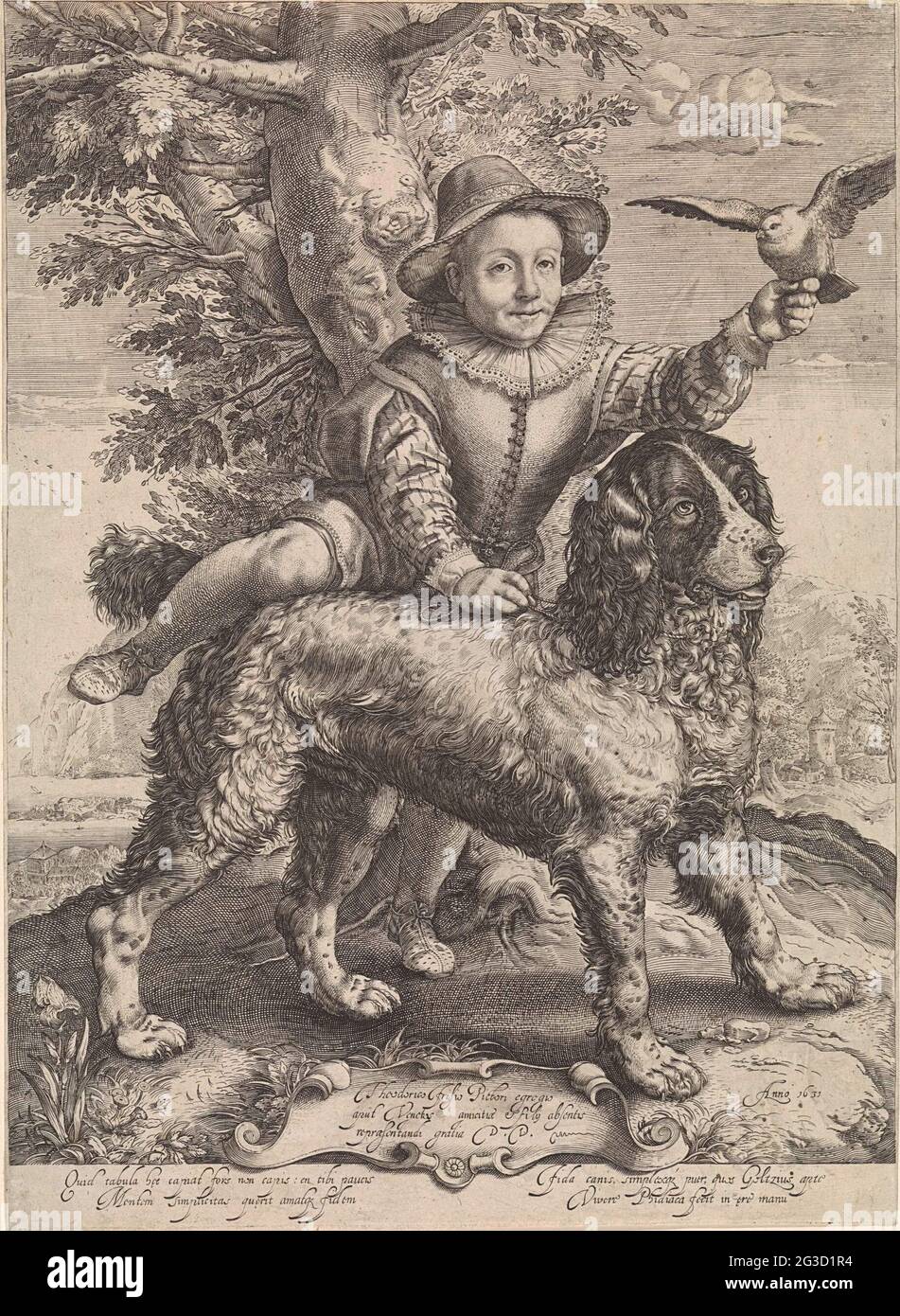 Portrait of Frederik de Vries. Portrait of Frederik de Vries with Hendrick Goltzius Dog. He was ...
