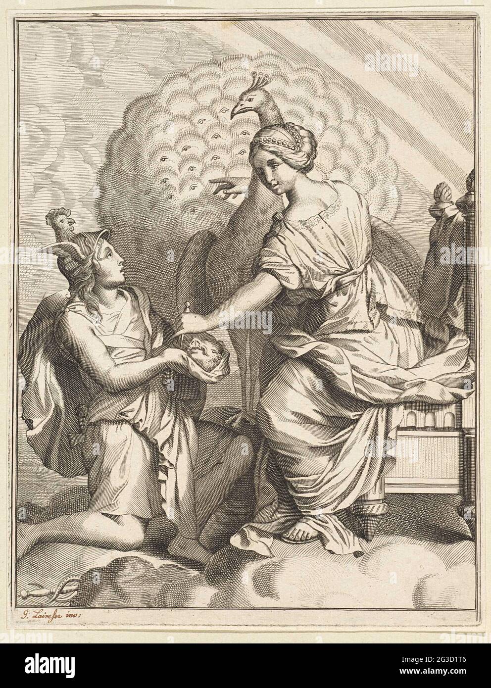 Juno puts the eyes of Argus in the tail of her peacock. Links Mercury ...