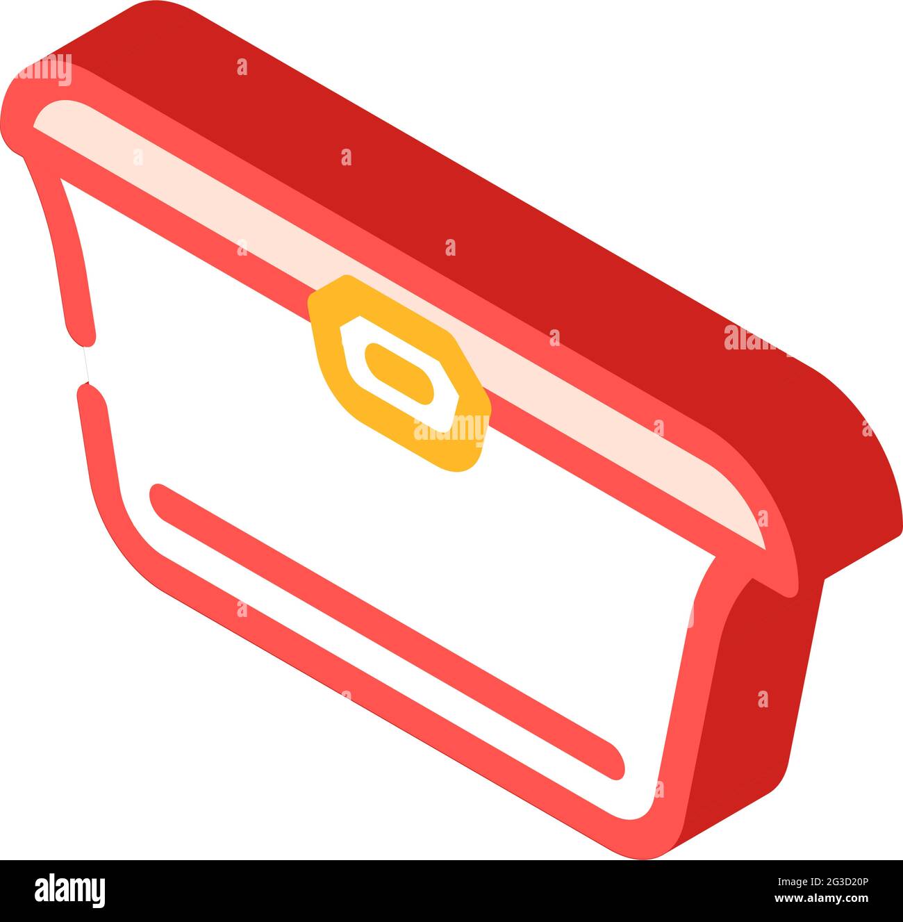 food packaging plastic container isometric icon vector illustration ...