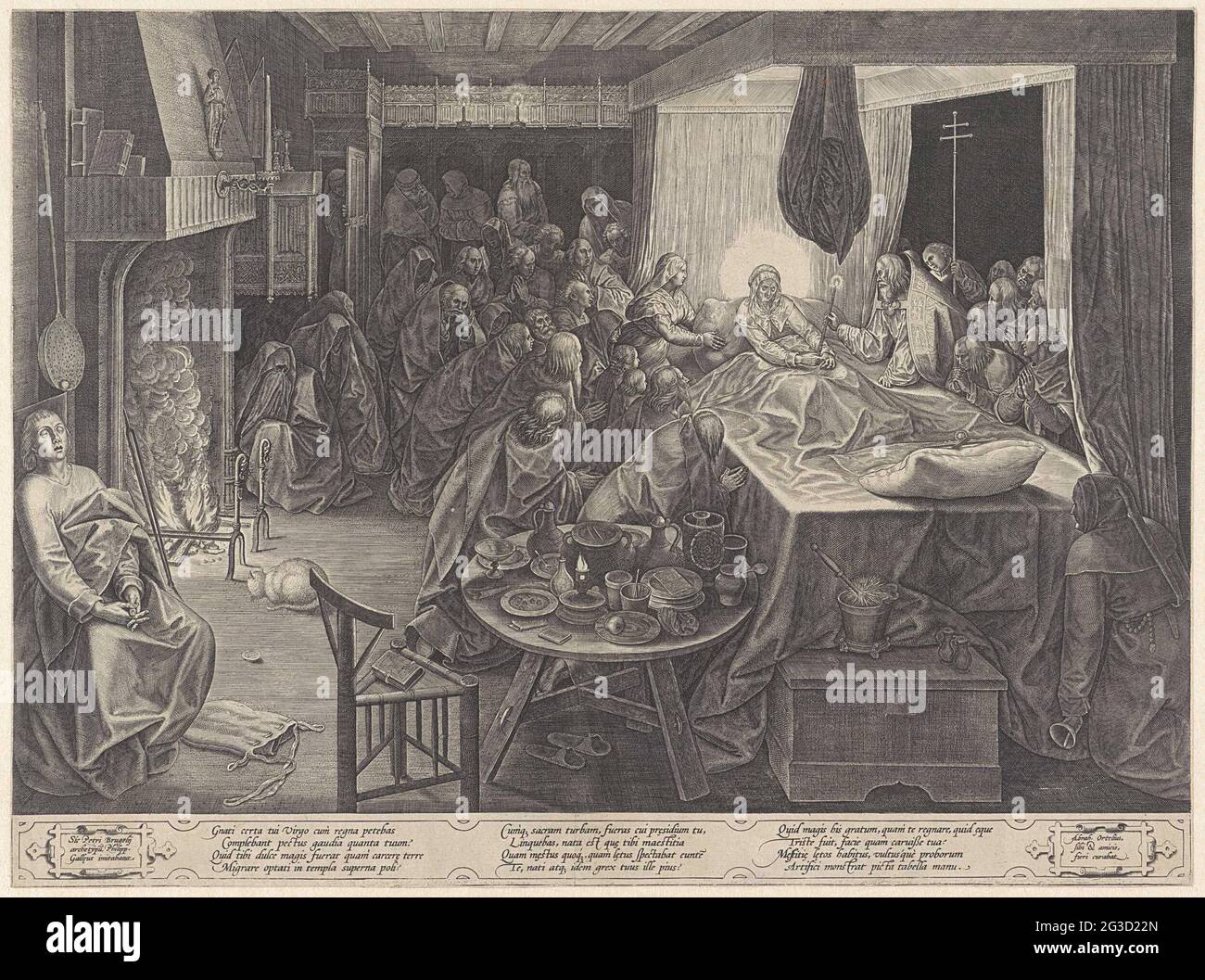 Maria's death bed. In a departure with Gothic paneling, Maria is held ...