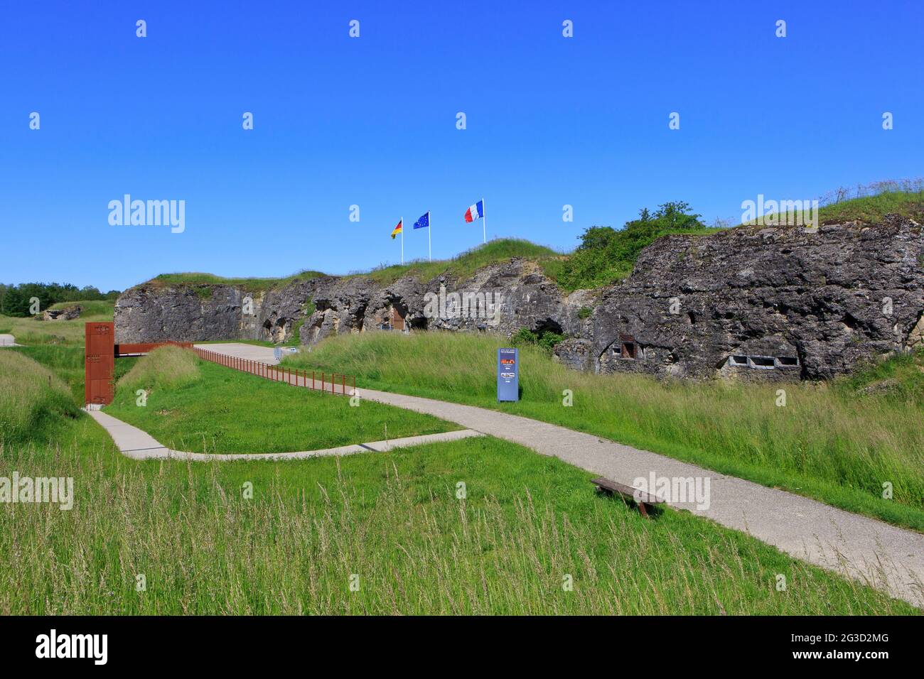 The First World war Fort Douaumont (Fort de Douaumont) in Douaumont ...