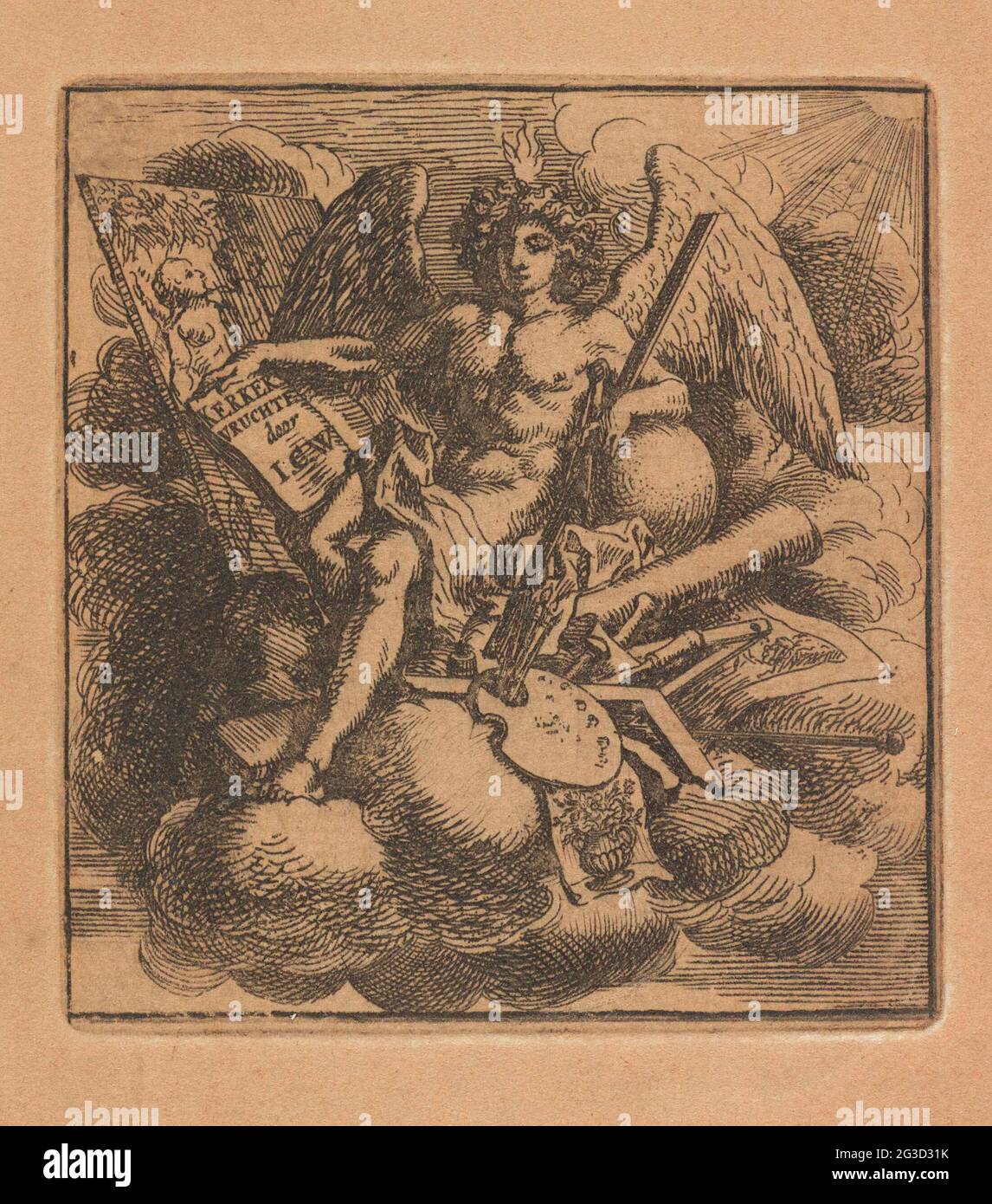 Winged allegorical figure hi-res stock photography and images - Alamy
