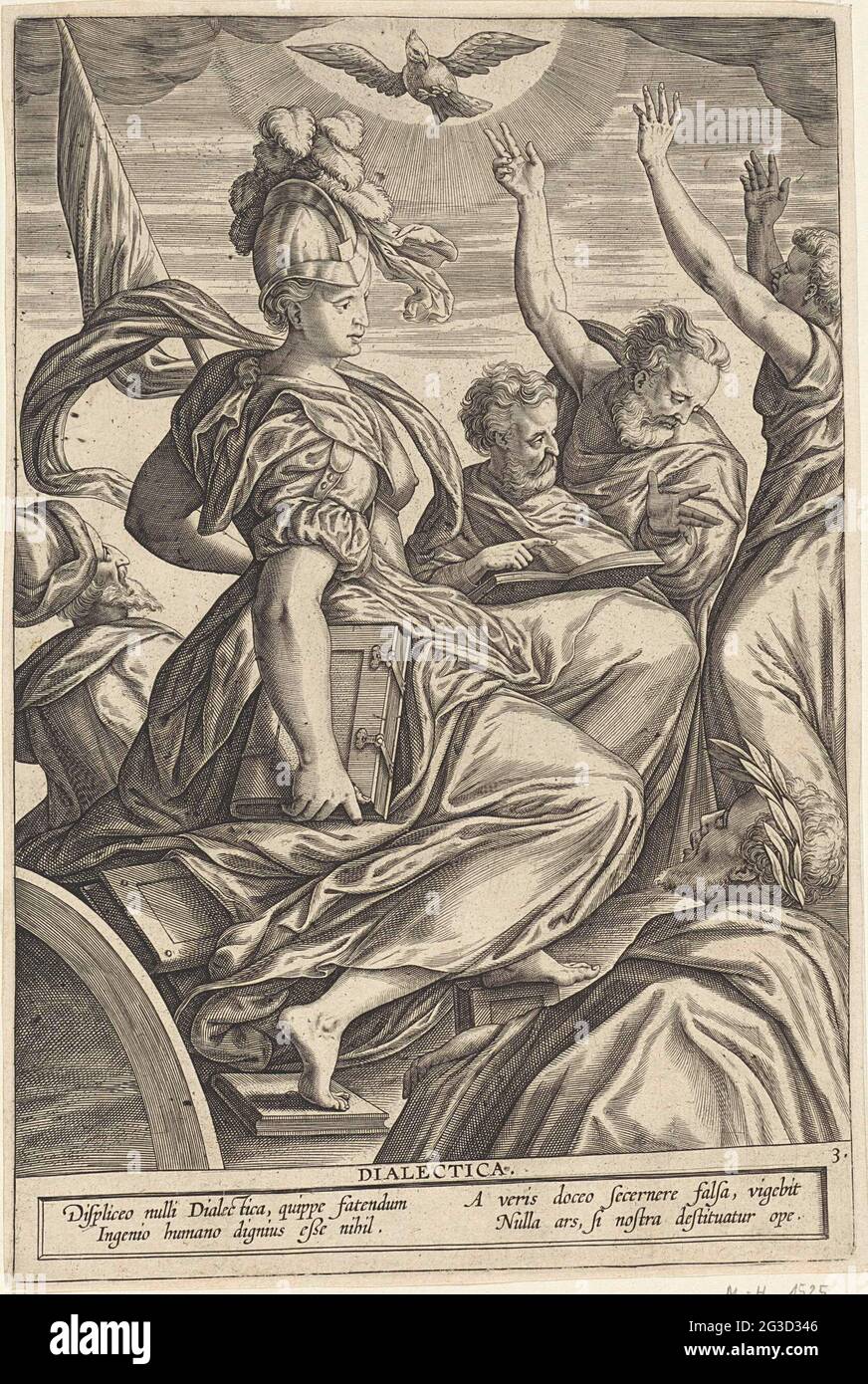 Logic; Dialectics; The seven liberal arts. The female personification ...
