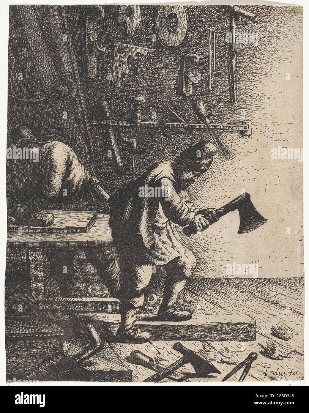 Carpenters tools on wall hi-res stock photography and images - Alamy