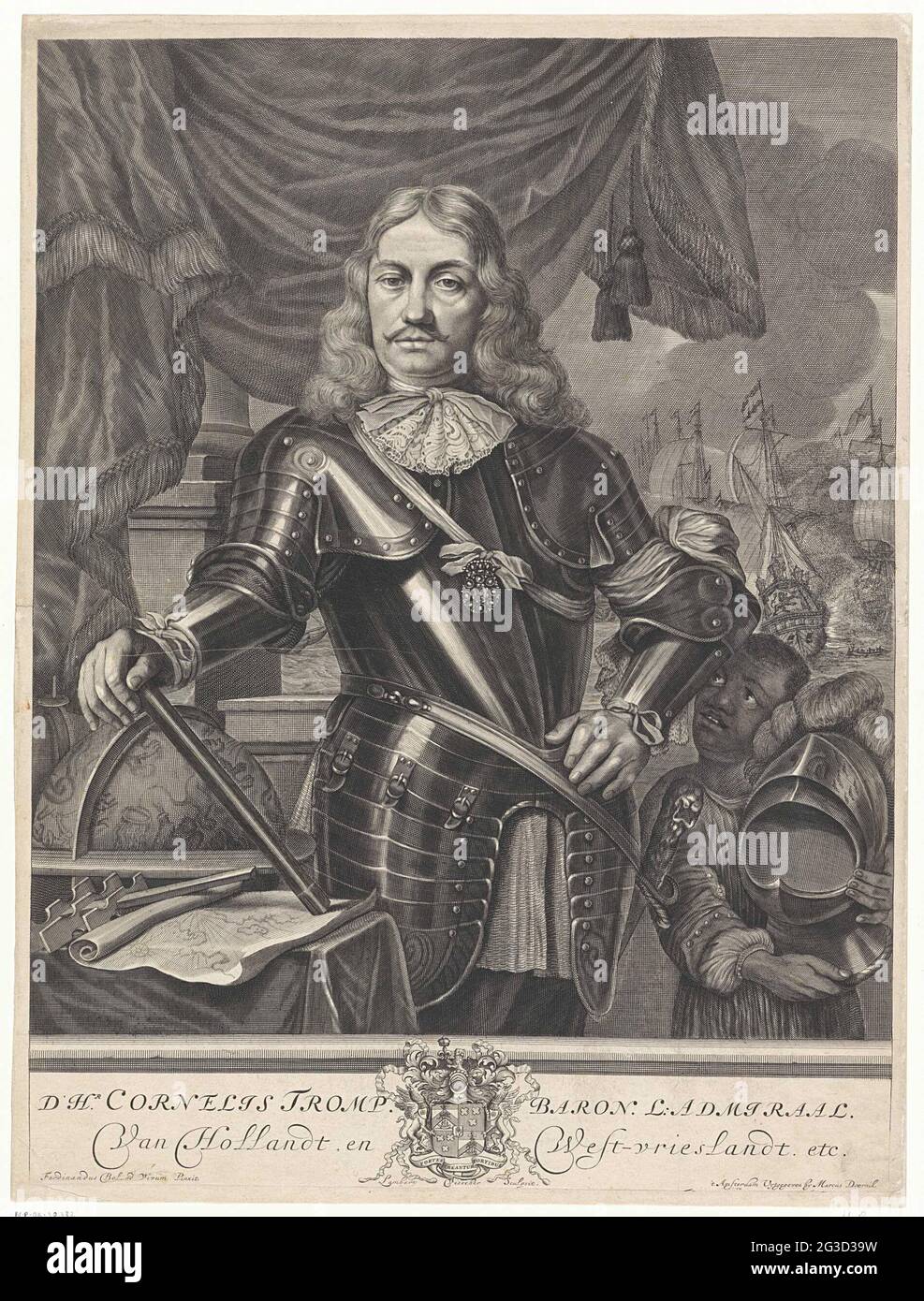 Portrait of cornelis tromp. Lieutenant Admiraal-General, Cornelis Tromp ...