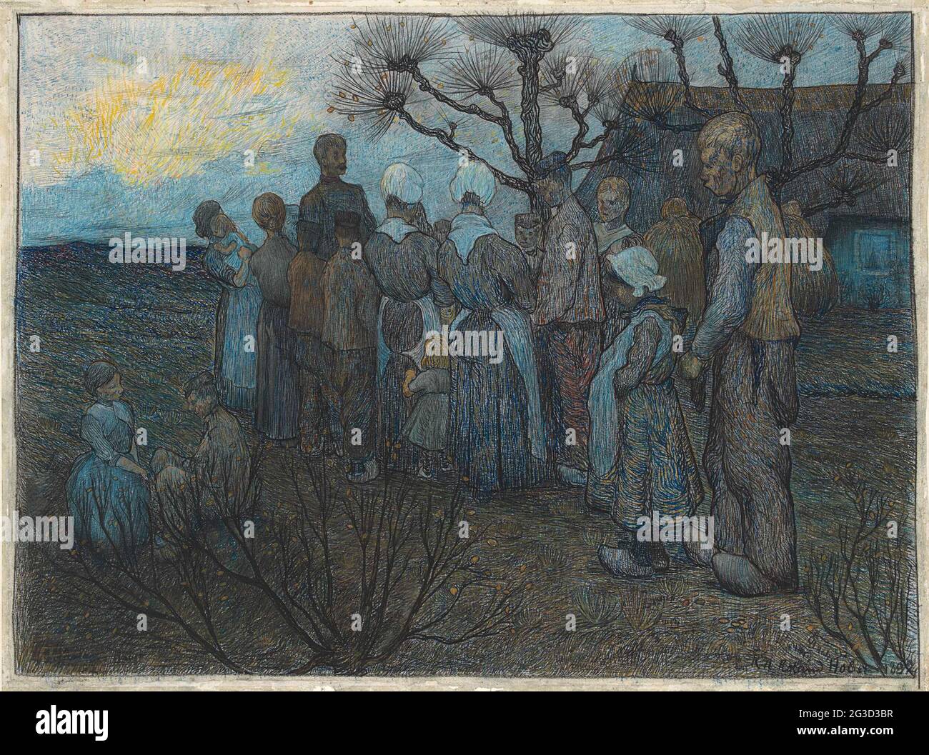 The field preaching Stock Photo - Alamy
