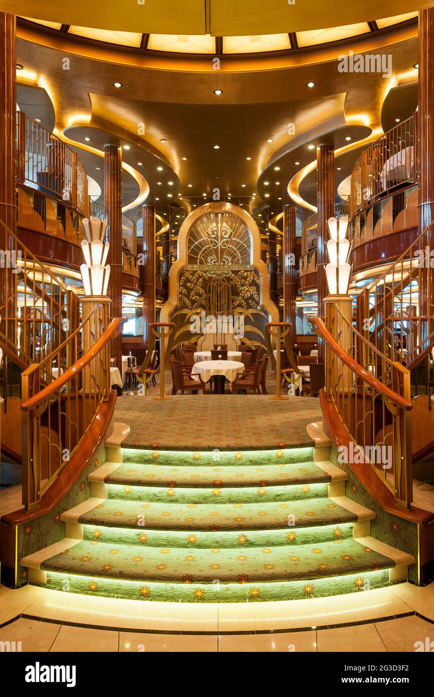 Cunard Cruise Ship Interior High Resolution Stock Photography and ...