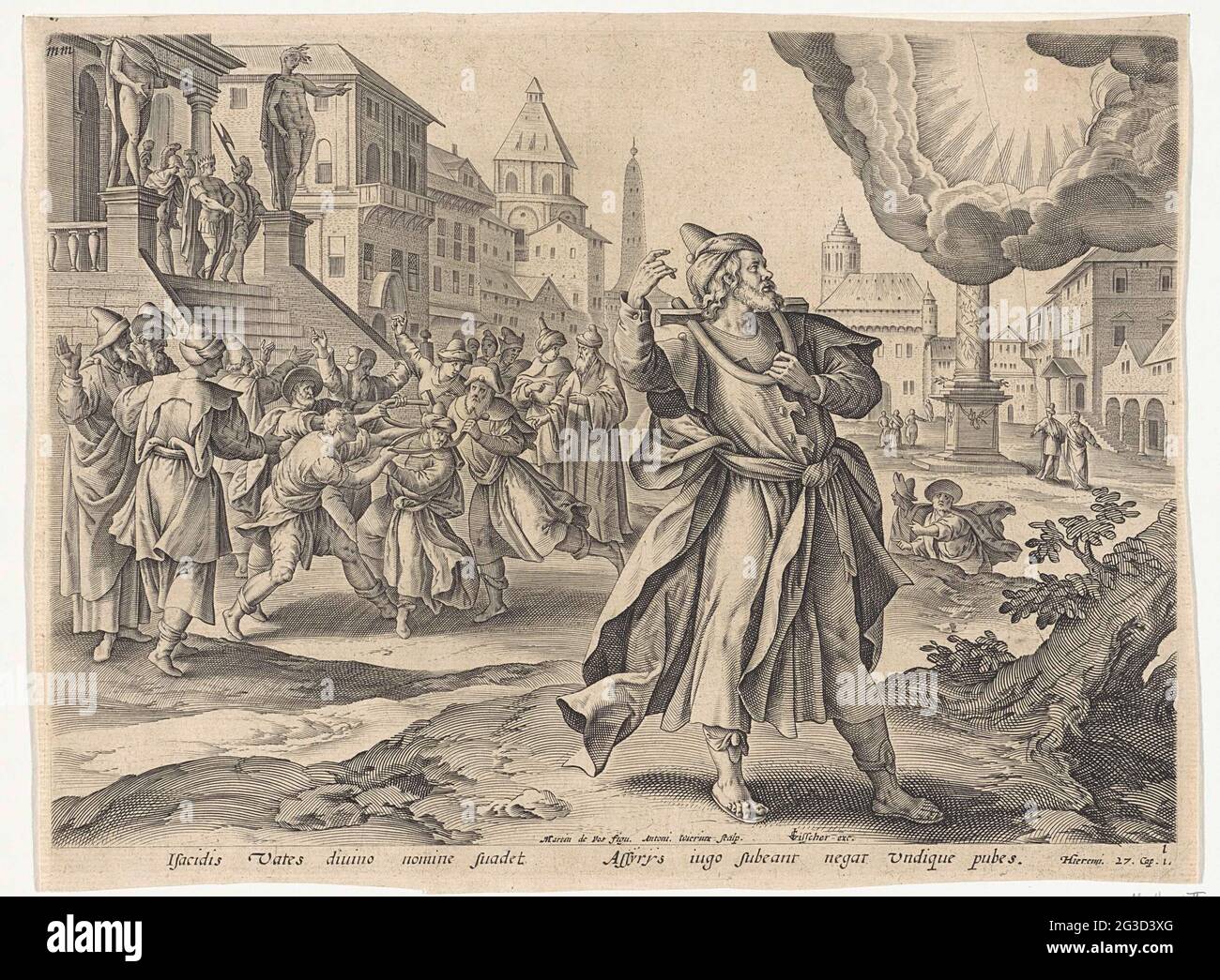 God appears to Jeremiah; History of Jeremiah; Theatrum Biblicum ...