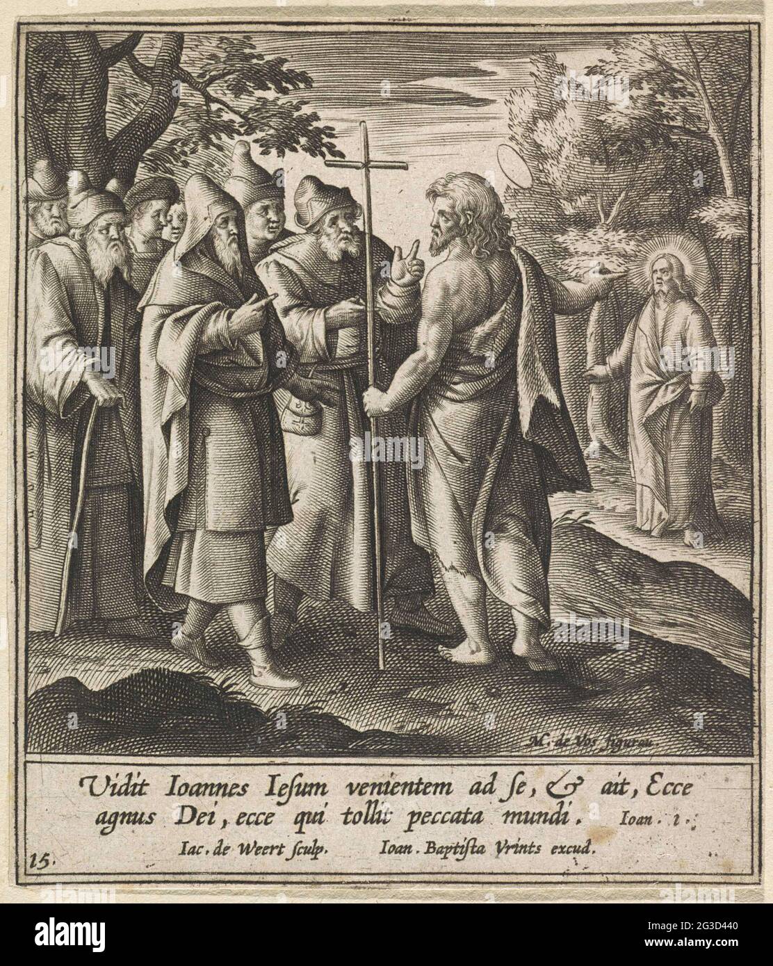John the Baptist identifies Christ as the Lamb of God; Life of John the ...