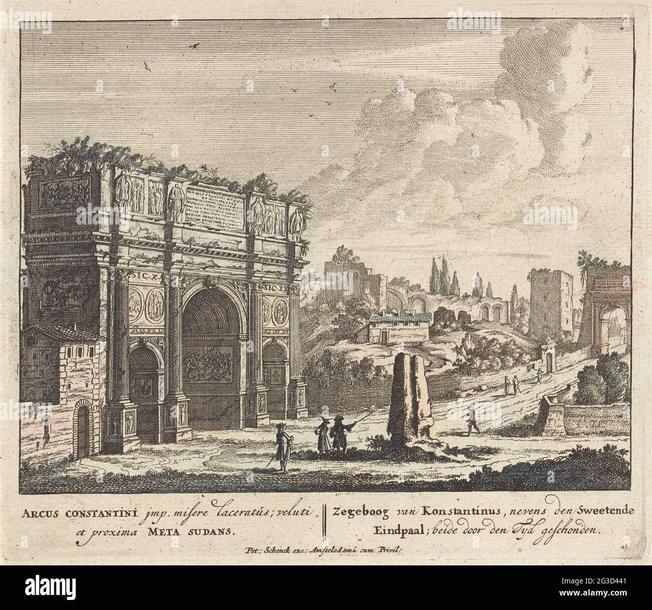 Arch of Constantine; Saybow of Konstantinus, near the sweaty end post ...