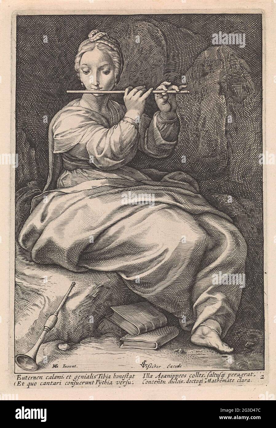 Seated euterpe hi-res stock photography and images - Alamy