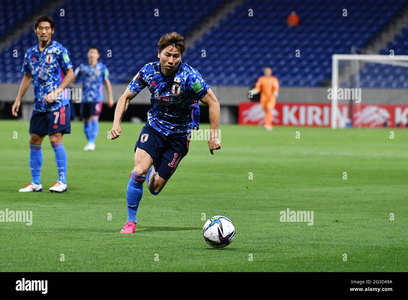 Osaka, Japan. Credit: MATSUO. 15th June, 2021. Takuma Asano (JPN) Football/Soccer : FIFA World ...