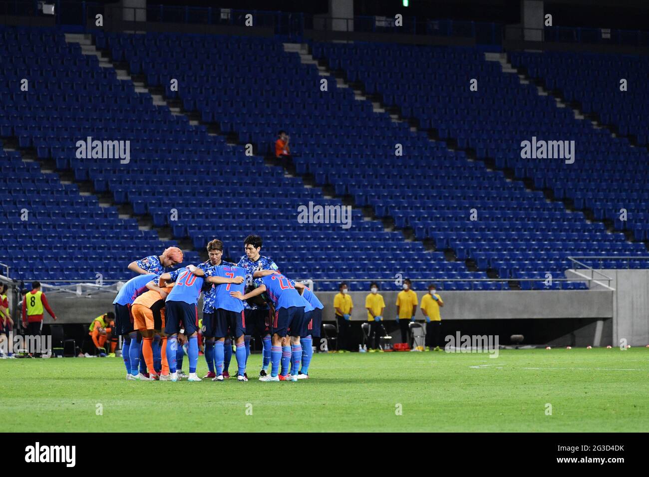 Osaka, Japan. Credit: MATSUO. 15th June, 2021. Japan team group (JPN ...