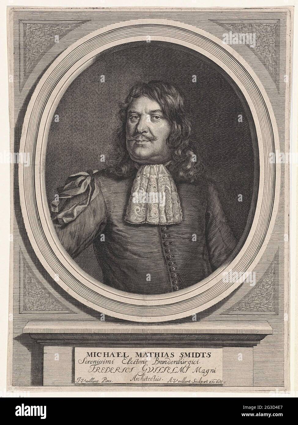 Portrait of Michael Mathias Smidts. Portrait of the Berlin Architect ...