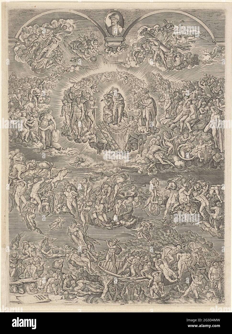 Sistine chapel michelangelo charon hi-res stock photography and images ...