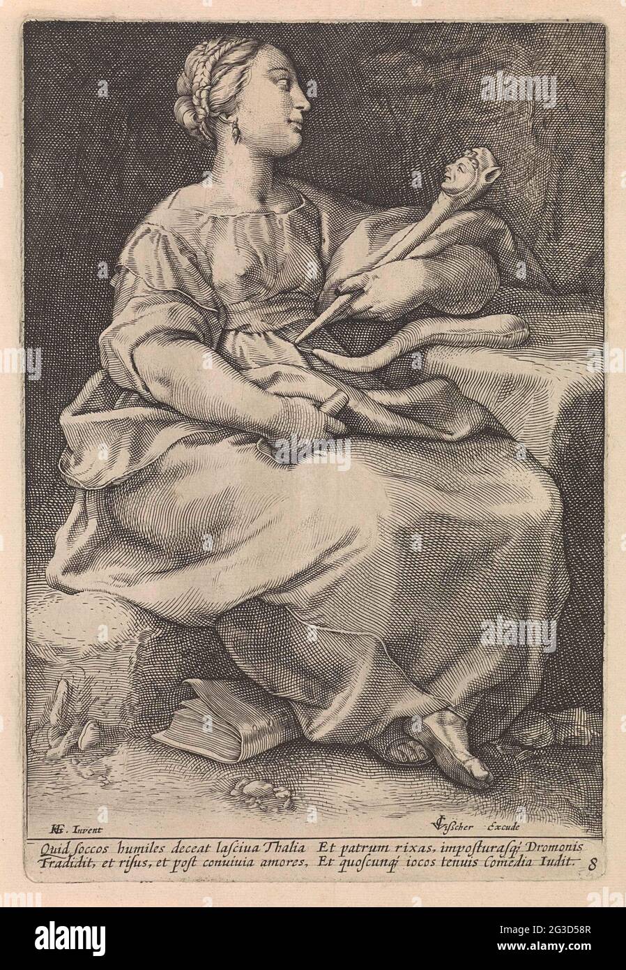 Thalia; The nine muses. Thalia, the muse of the Blijspel and the ...