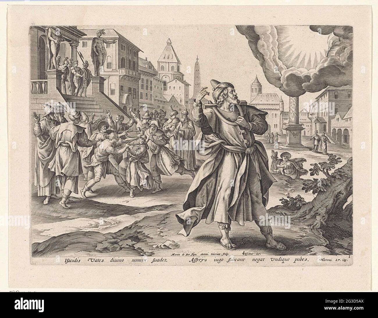 God appears to Jeremiah; History of Jeremiah; Theatrum Biblicum ...