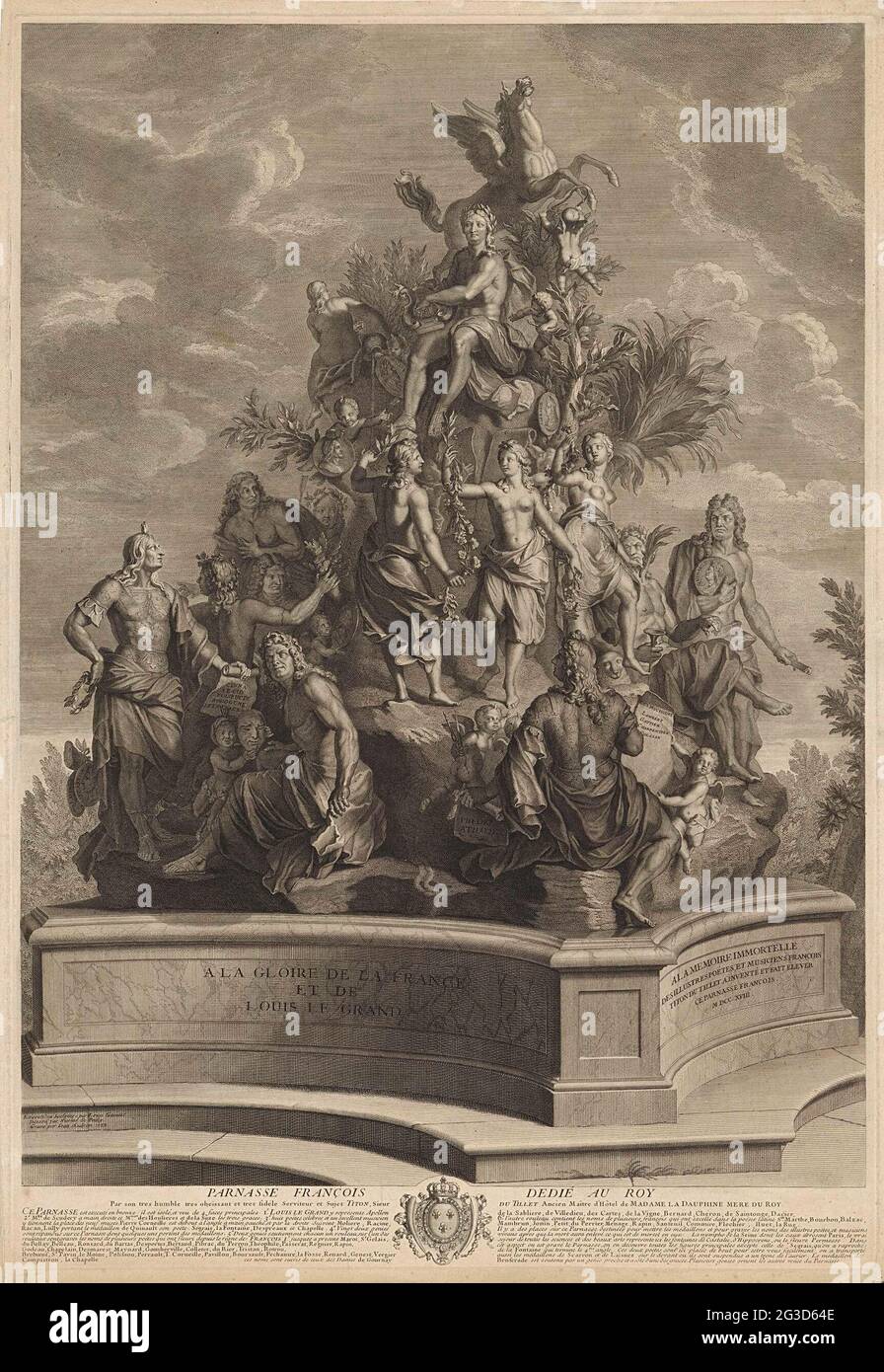 The French Parnassus Stock Photo - Alamy