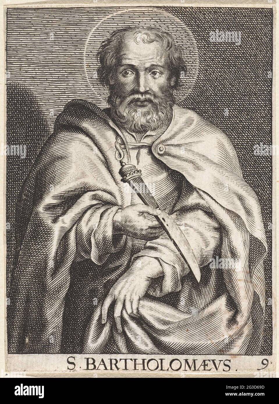 H. Bartolomeus; S. Bartholomeus; Christ, Mary and the Apostles. The ...