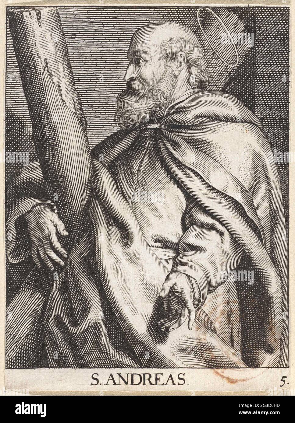 H. Andreas; S. Andreas; Christ, Mary and the Apostles. The apostle ...