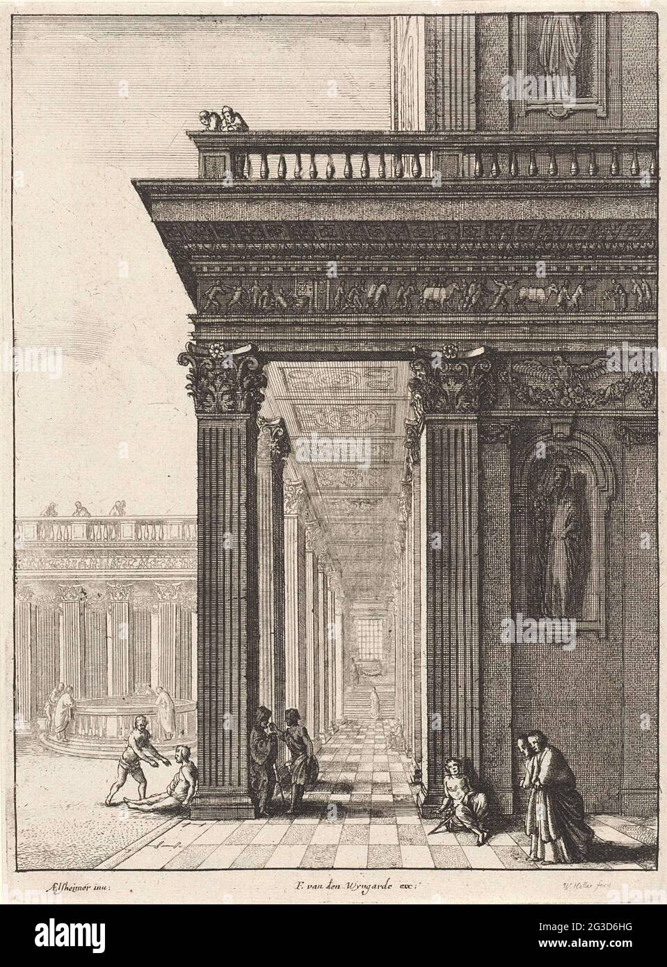 Petrus and Johannes heal a lame for the temple. Petrus and Johannes ...