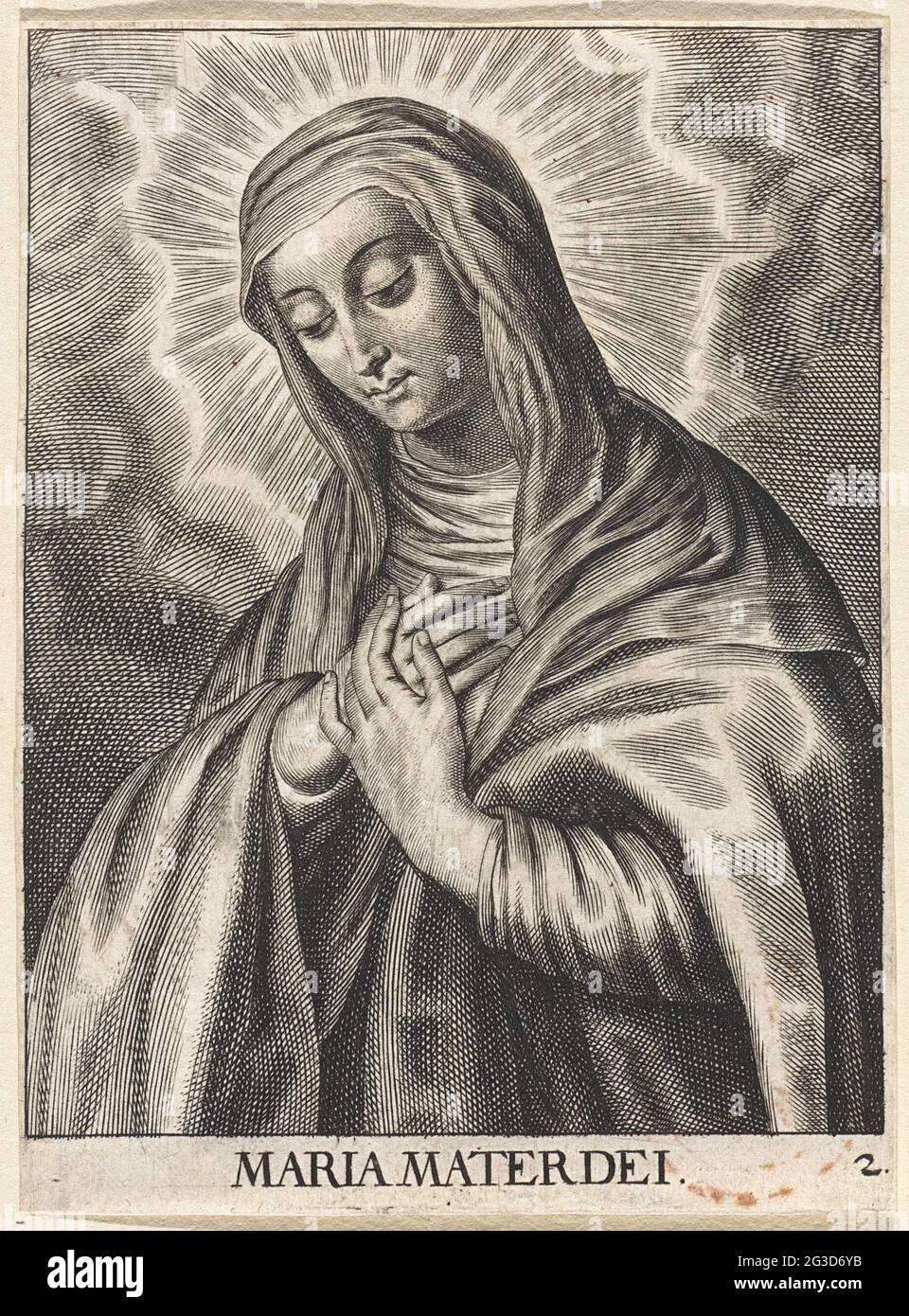 H. MARIA; Maria Mater Dei; Christ, Mary and the Apostles. The Saint ...