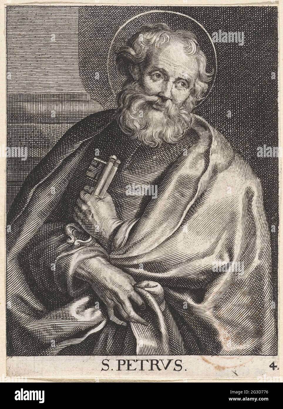 H. Petrus; S. Petrus; Christ, Mary and the Apostles. The apostle Peter ...