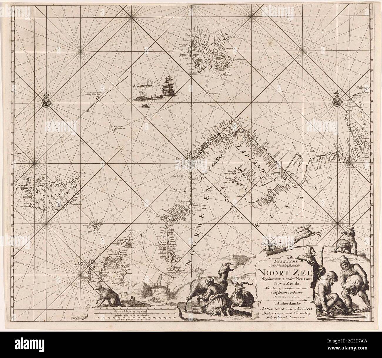 Nova Zembla On A Map