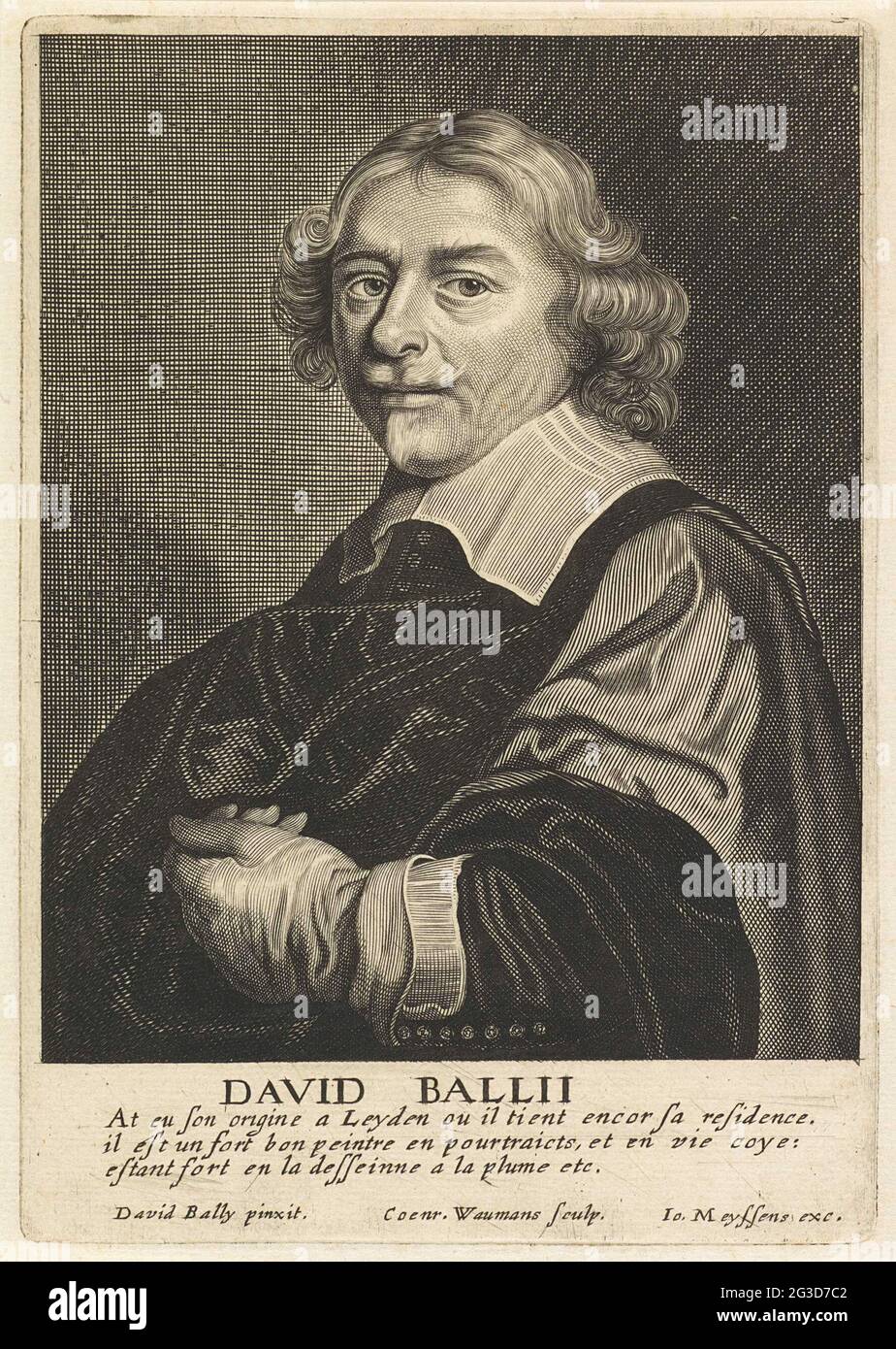 Portrait of the painter David Bailly. Portrait of the painter David ...