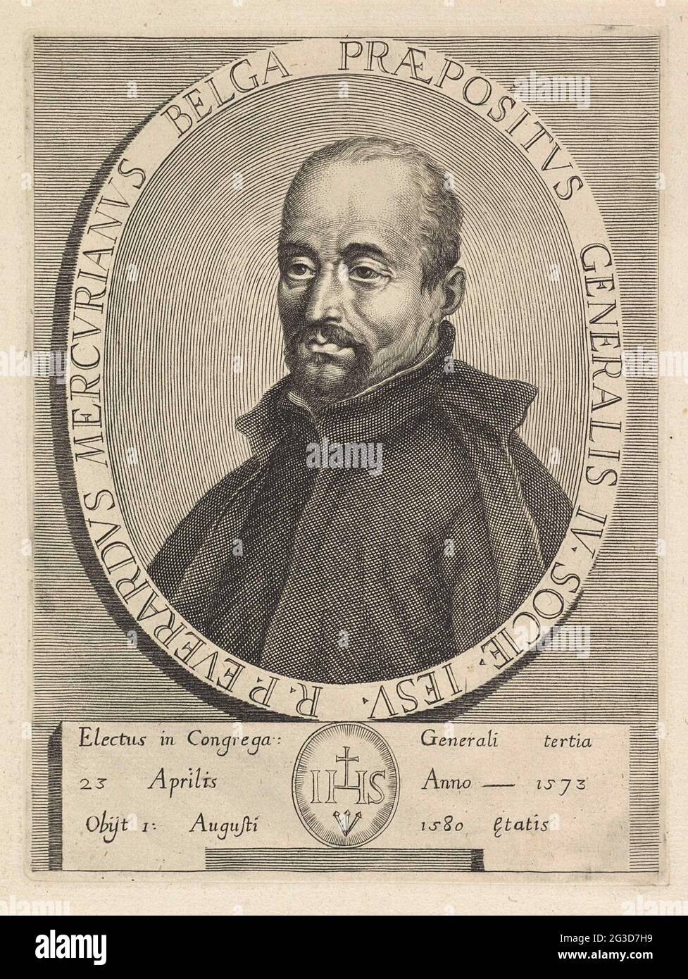 Portrait of the Jesuit Everardus Mercurianus; General portraits of the ...