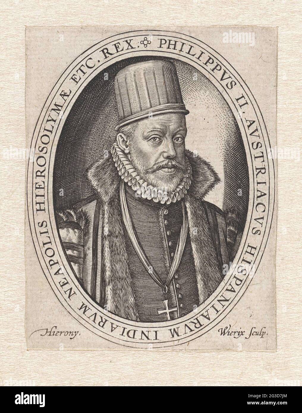 Portrait of Philip II, king of Spain Stock Photo - Alamy