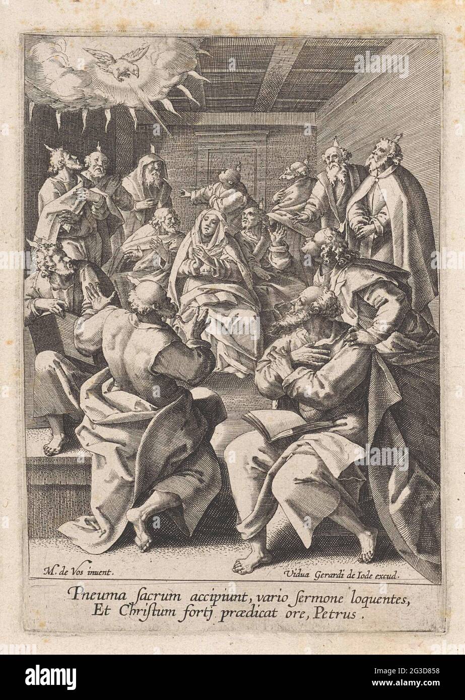 Outpouring of the Holy Spirit; Acts of the Apostles. Cornelius has ...