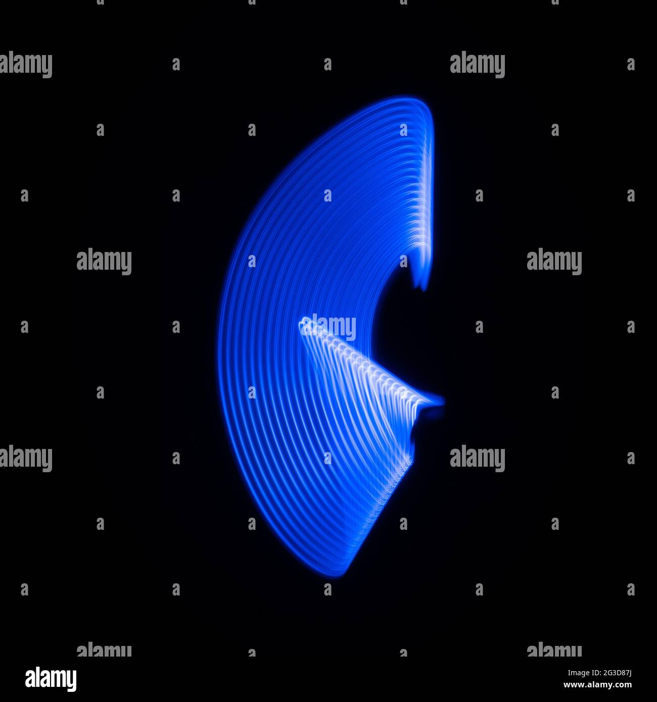 Abstract blue led light vector with lines on a black background Stock ...