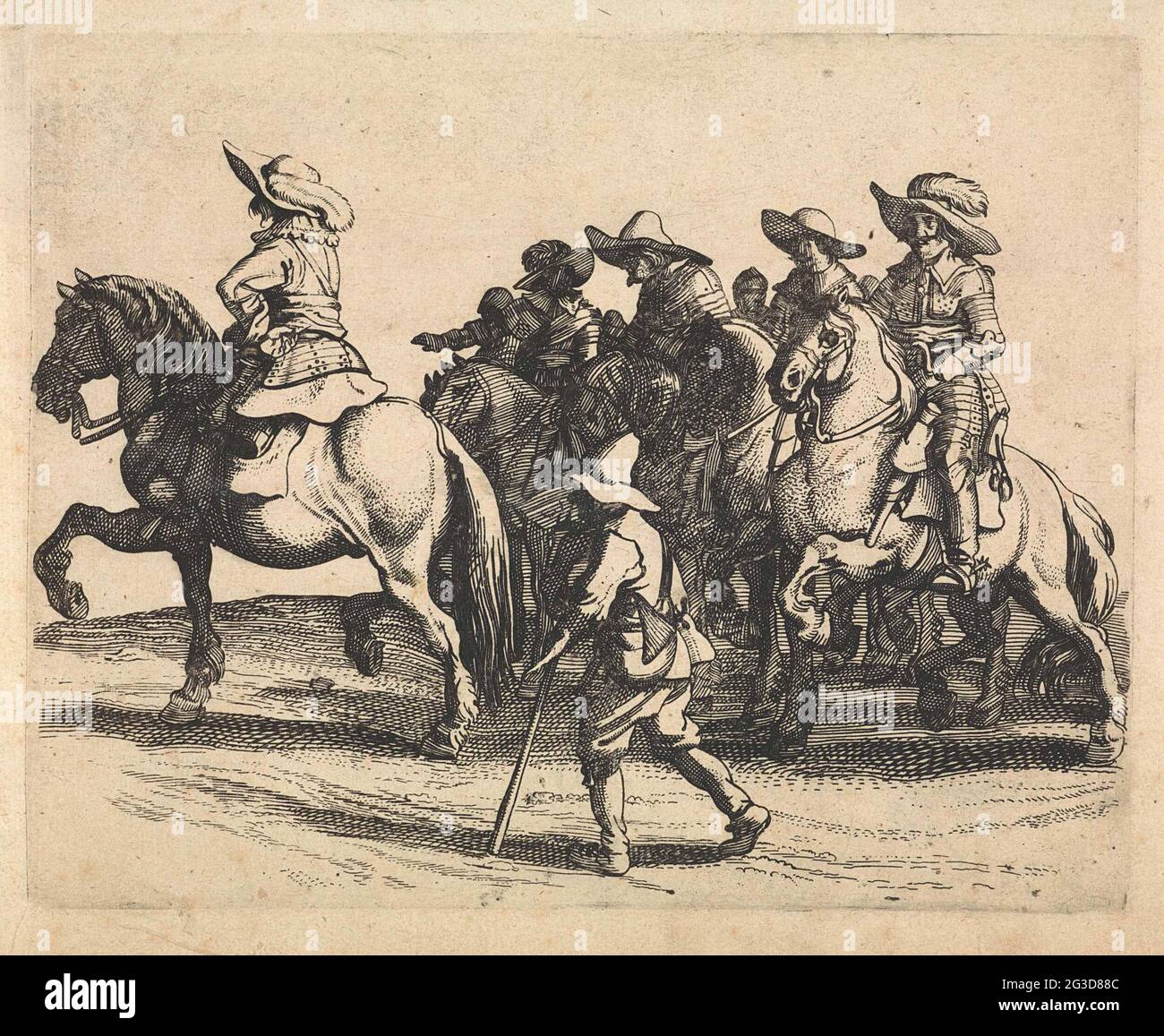 Cavallium. Cavallium. Copy in mirror image of the fifth print from a ...