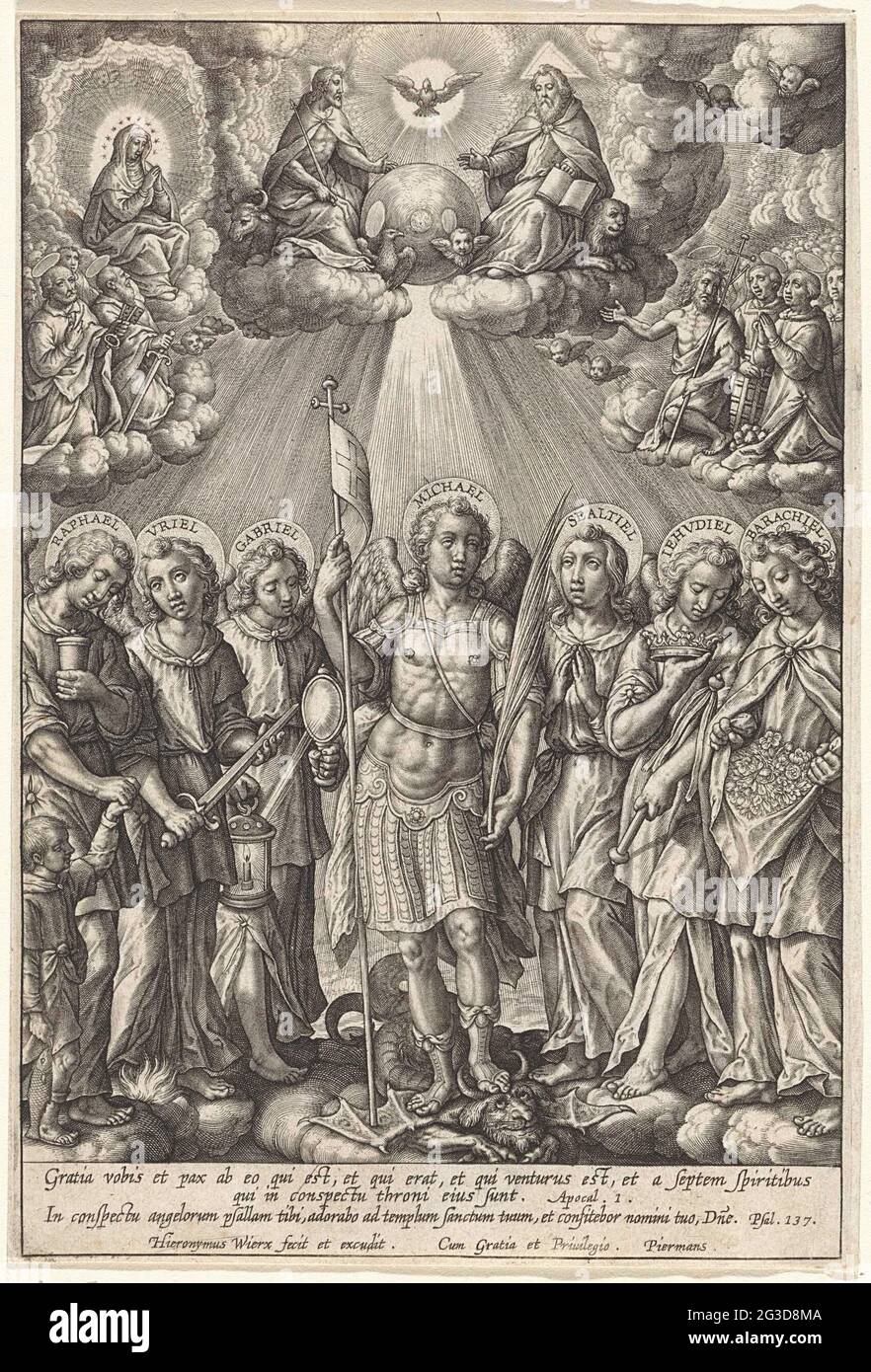 Seven Archangels. The seven archangels, from left to right: Rafaël ...