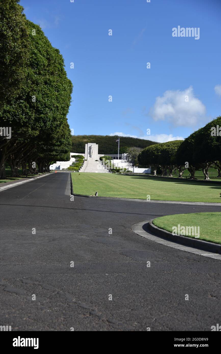 Oahu, HI. U.S.A. 6/5/2021. National Memorial Cemetery of the Pacific ...