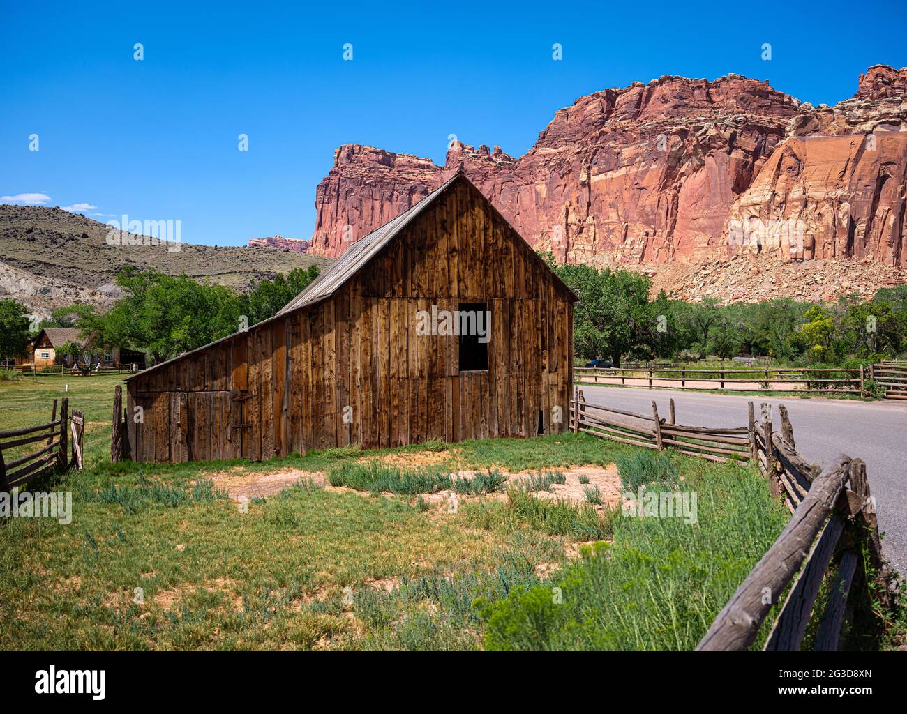 CAPITOL REEF NATIONAL PARK, UTAH - CIRCA AUGUST 2020: Historic Gifford ...