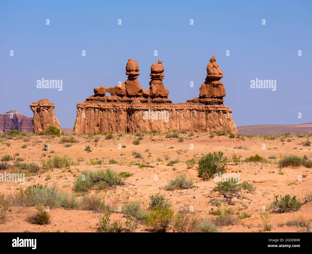 GOBLIN VALLEY STATE PARK, UTAH - CIRCA AUGUST 2020: Hoodoos and ...