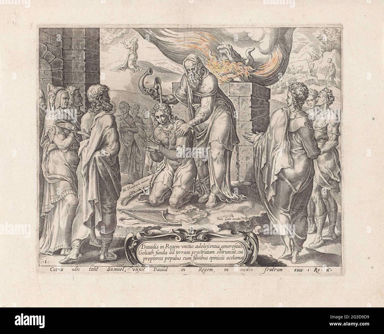 David anointed by samuel hi-res stock photography and images - Alamy