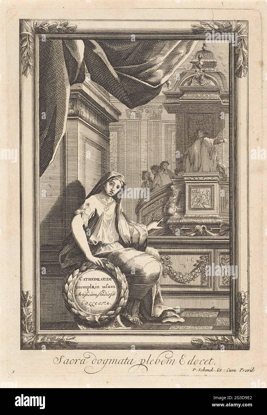 Pulpit sacra dogmata plebem e docet hi-res stock photography and images ...