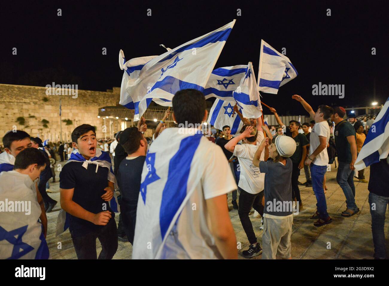 Jerusalem, Israel. 15th Jun 2021 . Israeli ultranationalists March of ...