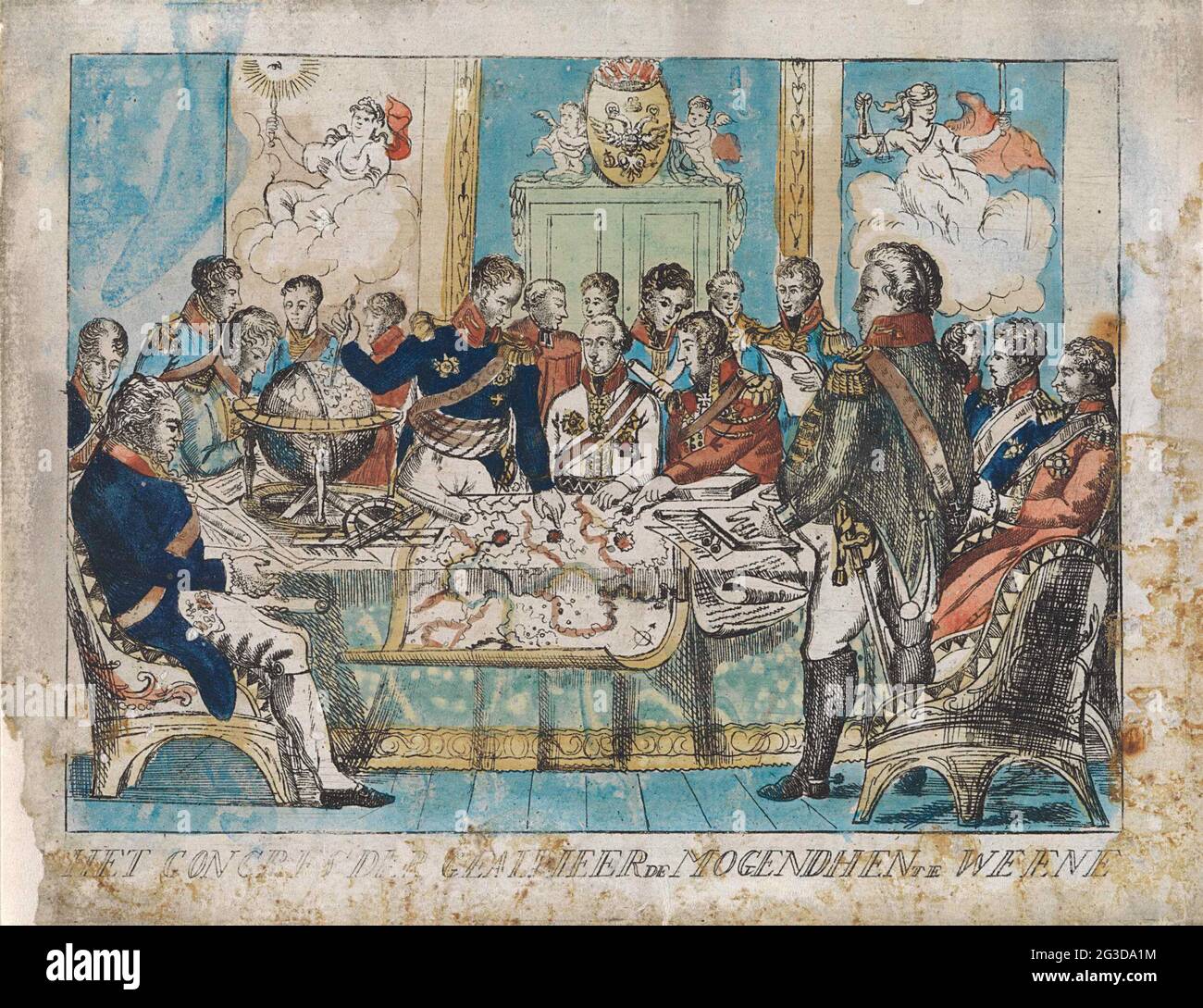 Congress vienna 1815 map hi-res stock photography and images - Alamy