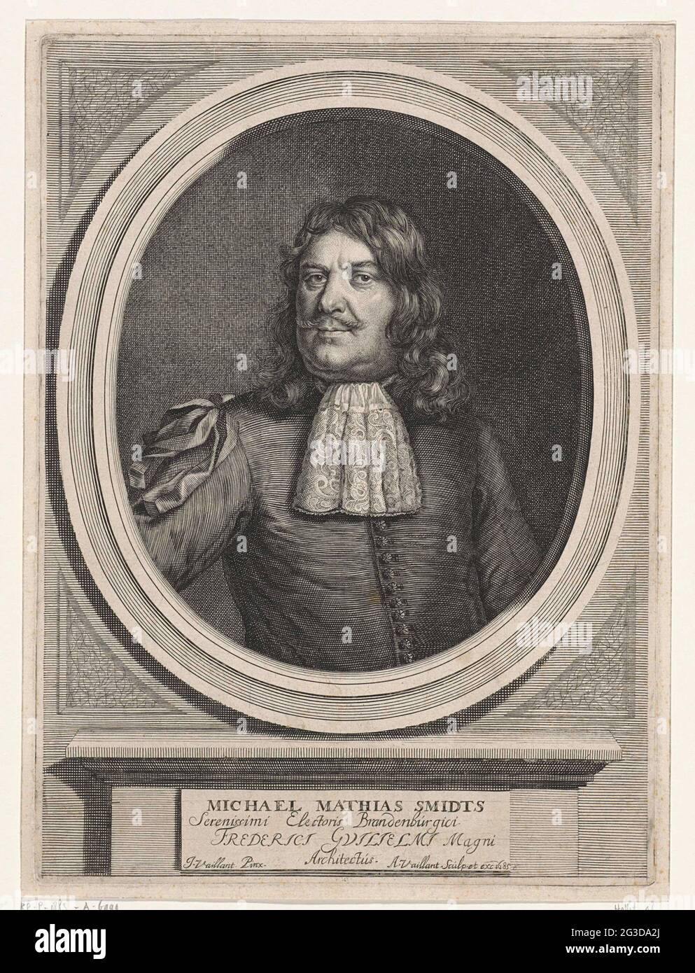 Portrait of Michael Mathias Smidts. Portrait of the Berlin Architect ...